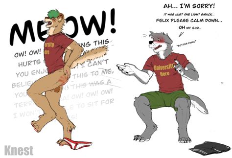 Rule 34 2023 After Spanking Anthro Apology Ass Balls Blush Bottomless