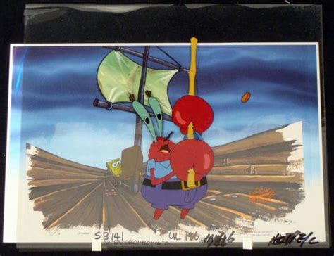 Original Cel Spongebob Land Ho Production Background