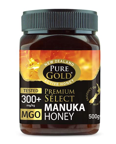 Pure Gold Premium Manuka Honey Mgo 300 500 Grams Nahdi