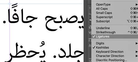 Solved Unusual Spacing Between Arabic Characters Adobe Product Community 10251171