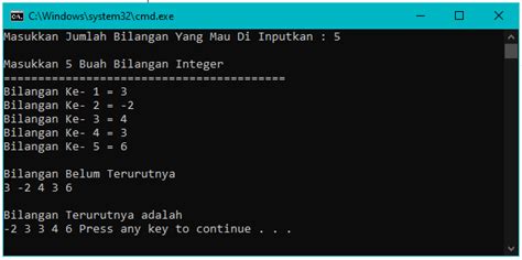 Program Sorting Dengan Bubble Sort Pada Java F Informatik