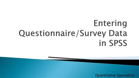 how to enter and analyze questionnaire survey data in spss pdf