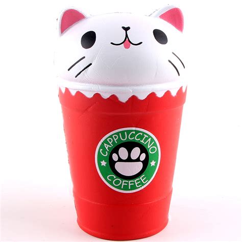 Jumbo Cat Squishies Kawaii Slow Rising Scented Stress Relief Toy For