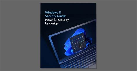 Windows 11 Security Guide Powerful Security By Design