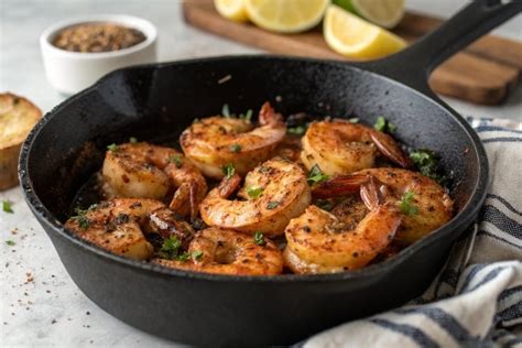 Blackened Stove Top Shrimp