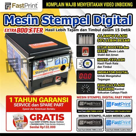 Jual Mesin Stempel Digital Full Plat Besi Shopee Indonesia
