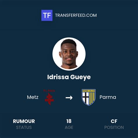 Idrissa Gueye Transfer From Metz To Parma Transferfeed