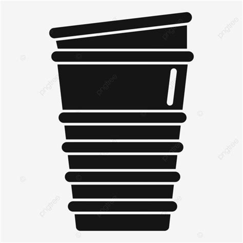 Plastic Cup Silhouette Png Images Plastic Drink Cup Icon Hot Graphic