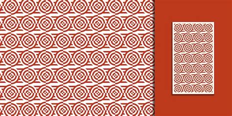 Premium Vector Circular Seamless Pattern Vector Background