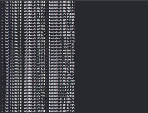 R 编程中的弹性网络回归 码农参考