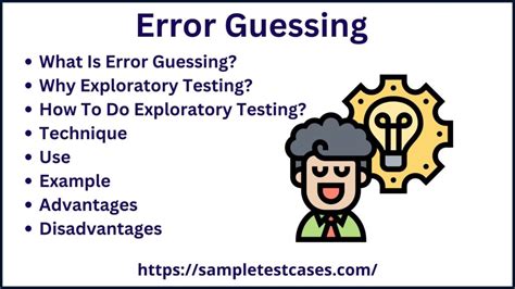 Error Guessing Technique Use Example And Advantages