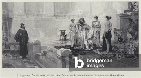 Image Of Ancient Greek Artist Zeuxis Choosing From The Most Beautiful