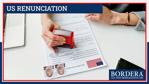 Us Citizenship Renunciation And Tax Services Bordera