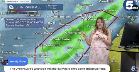 Strong Storms Possible Across Northeast Ohio Monday Evening