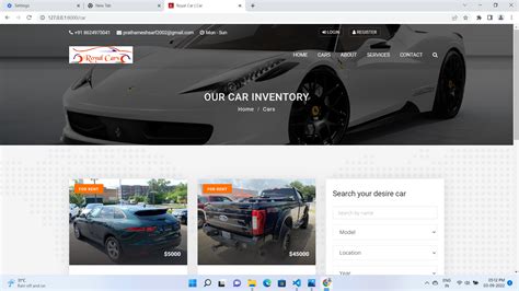 Github Prathameshsarafcarrentalsystem