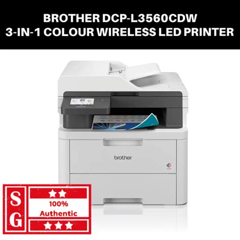 Brother Dcp L3560cdw 3 In 1 Colour Wireless Led Laser Printer Brother