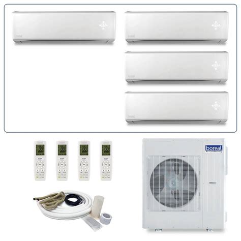 Boreal 21 Seer 42000 Btu 35 Ton 4 Zone Ductless Mini Split Air