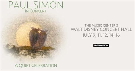 Paul Simon A Quiet Celebration In Los Angeles At Walt Disney