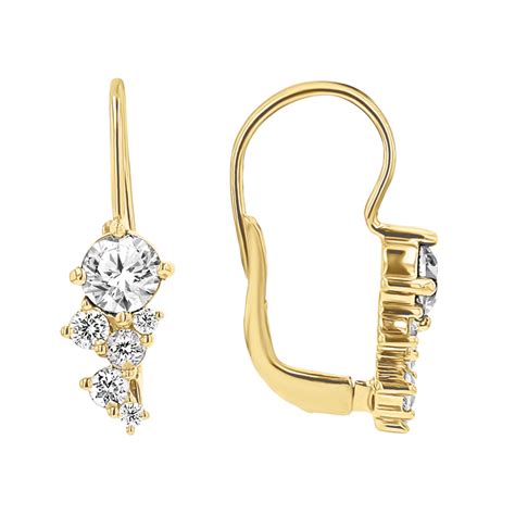 Cluster Náušnice S Lab Grown Diamanty Olga Eppicz