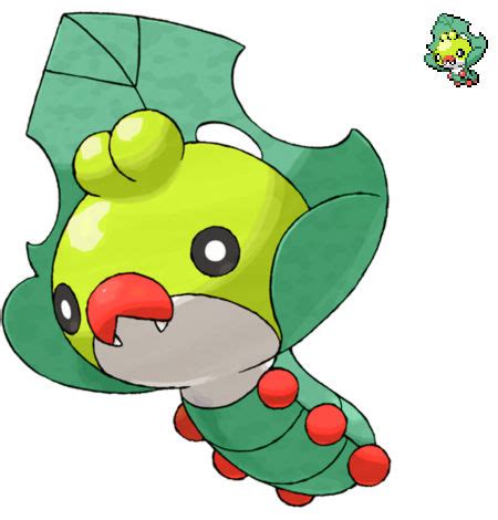 Pokemon 5g Shiny Sewaddle By Etherspear On Deviantart
