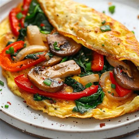 Fluffy And Nutritious Vegetable Omelette Recipe In 5 Minutes