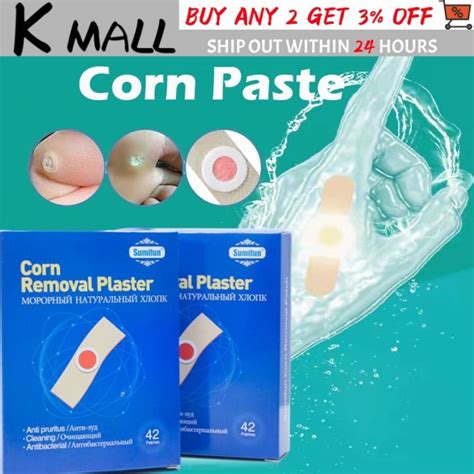 42pcs Warts Remover Foot Corns Remover Patch To Remove Calluses On Feet