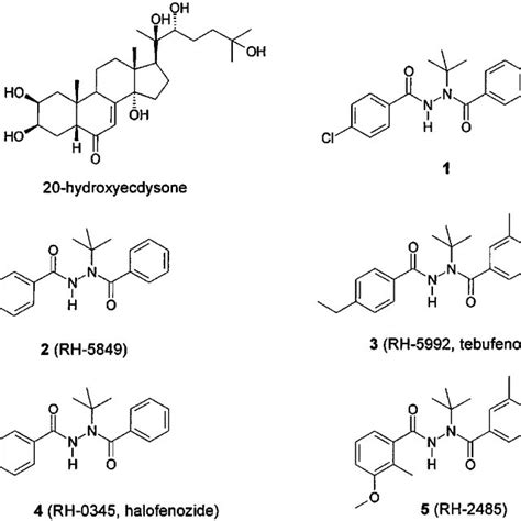 Chemical Structures Of The Juvenile Hormones Terpenoidal Methoprene