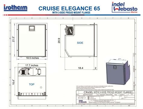 Isotherm Cruise Classic 65 Elegance Black Flagship Marine
