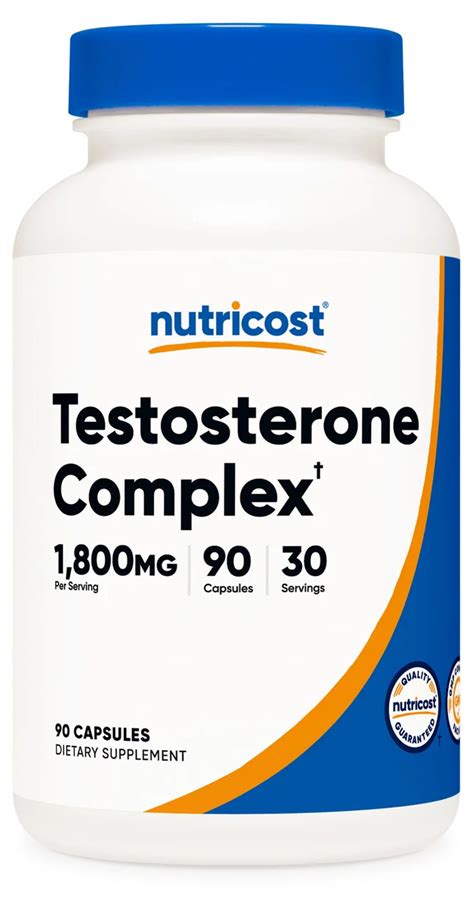Testosterone Complex 90 капсули Nutricost Ozonebg