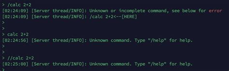 [1 16 5] double slash commands in mods are not supported · issue 654