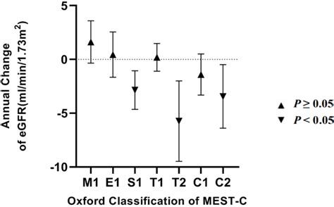 Association Of The Oxford Classification Mest C Score With The Annual