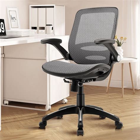 Ergonomic Mesh Office Chair With 90 °flip Up Armrests130