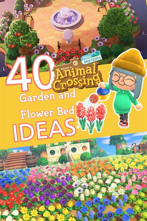 40 Acnh Flower Bed And Garden Design Ideas Flower Garden Layouts
