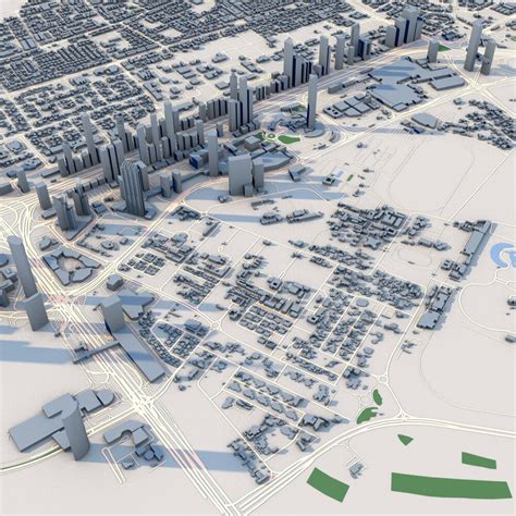 Topography Town 3d Models Download