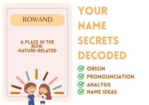 Rowand Christian Name Meaning And Pronunciation