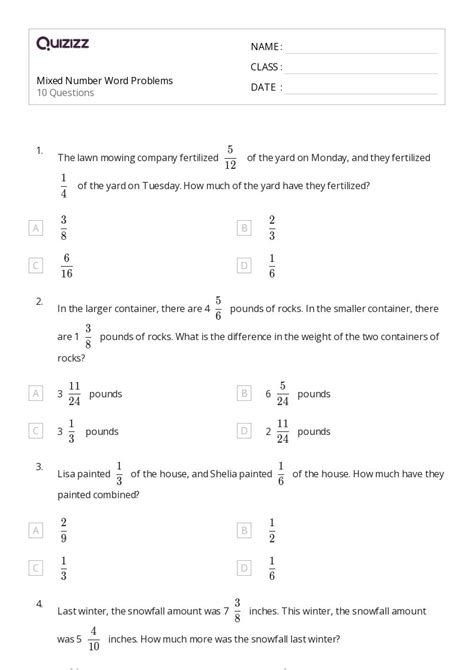 50 Mixed Operation Word Problems Worksheets For 5th Grade On Quizizz