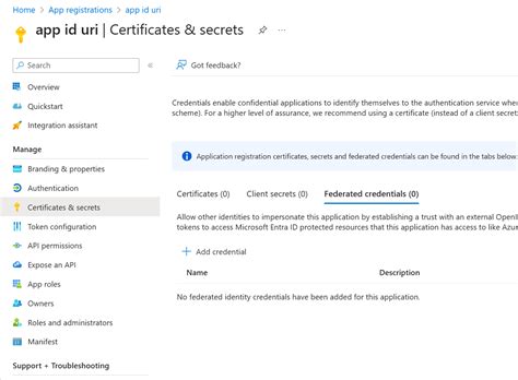 [feature request] is msal compatible with workload identity