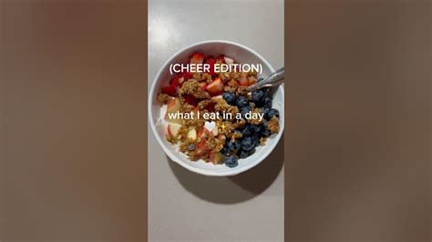 What I Eat Cheer Edition 💫 Youtube