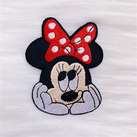 Minnie Mouse Polka Dot Bow Patch Nowstalgia