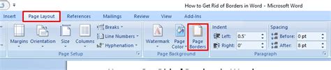 How To Get Rid Of Borders In Word Enjoytechlife