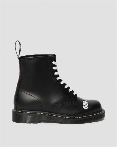 Dr Martens 1460 Sex Pistols God Save The Queen Smooth Leather Lace Up Boots Black купить в Минске