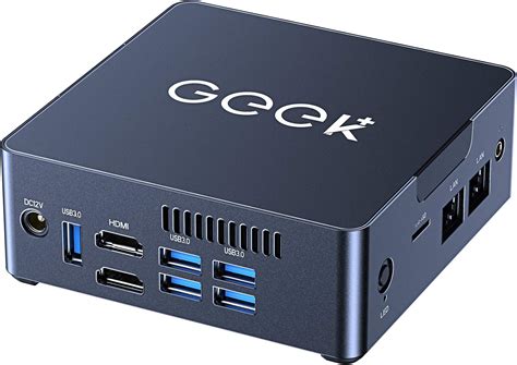 Geek Mini Pc With Windows 10 Ultral Small Htpc Pc Desktop 4k Hd Intel Celeron