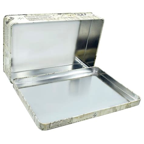 Metal T Box Print Rectangle Tins 221x141x47mm Mgbr01 Inkarto