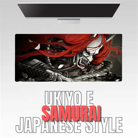 Ukiyo E Samurai Mousepad Samurai Style Mousepad In Bd
