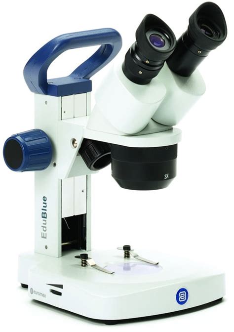 Euromex Edublue Binocular Stereo Microscope 10x 30x Rack And Pinion Veldshop