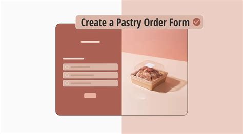 Cómo Crear Un Formulario De Pedido De Pastelería Plantillas