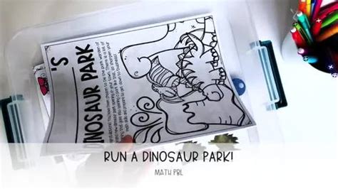 Pbl Math Enrichment Project Dinosaur Park Project Based Learning