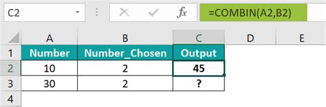 Combin Function In Excel Formulaerrorexampleshow To Use