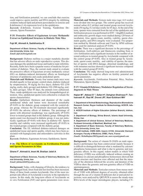 Pdf The Effects Of Acrylamide On Fertilization Potential And Sperm
