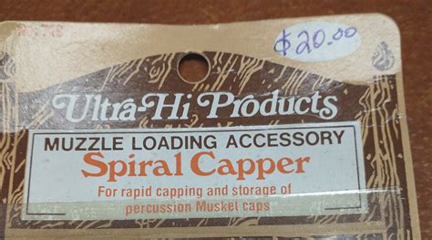 Sold Musket Cap Spiral Brass Capper The Muzzleloading Forum